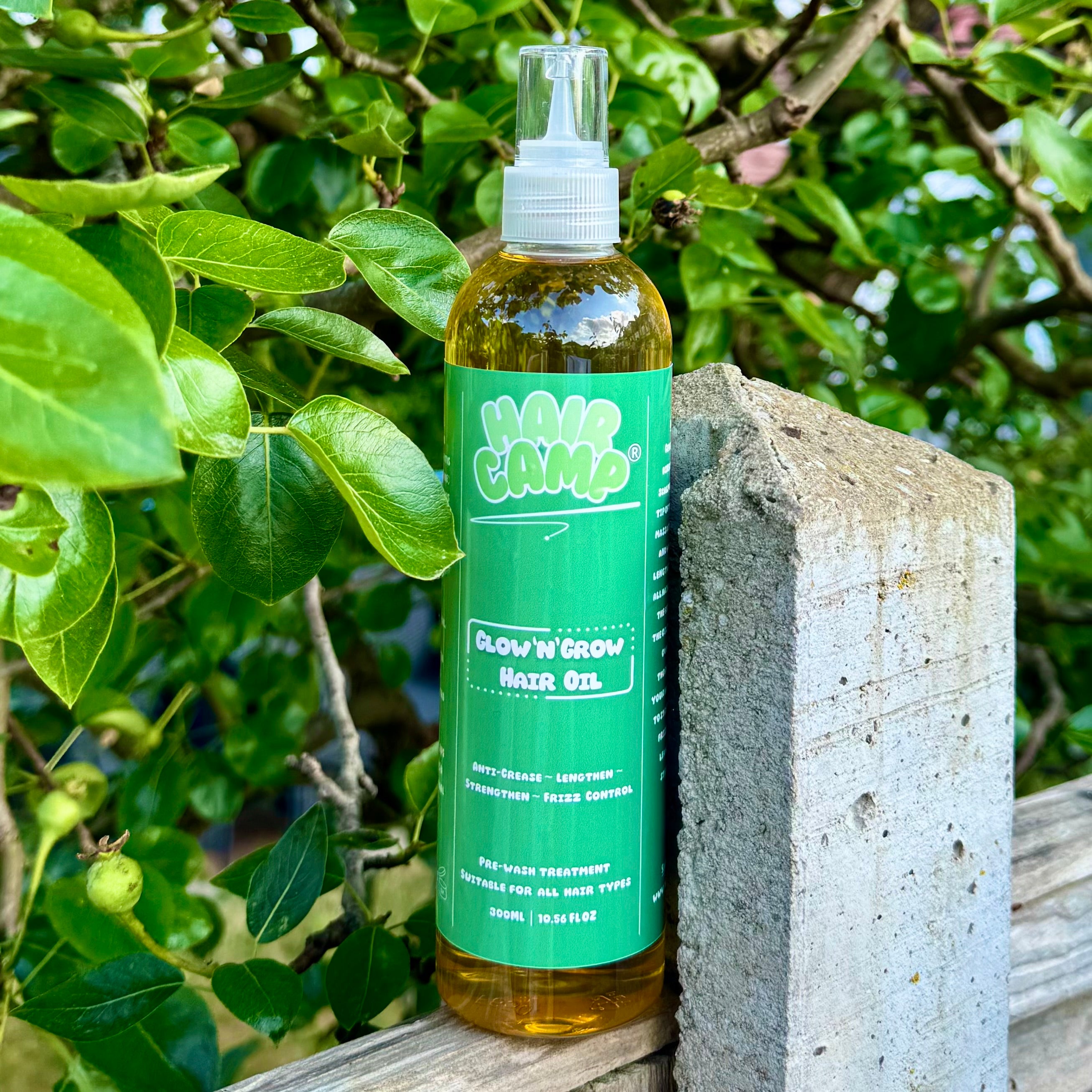 Glow 'N' Grow Hair Oil 300ML – Hair Camp