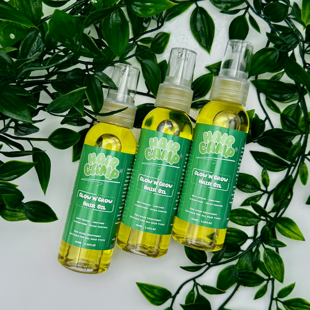 Glow 'N' Grow Hair Oil 100ML – Hair Camp